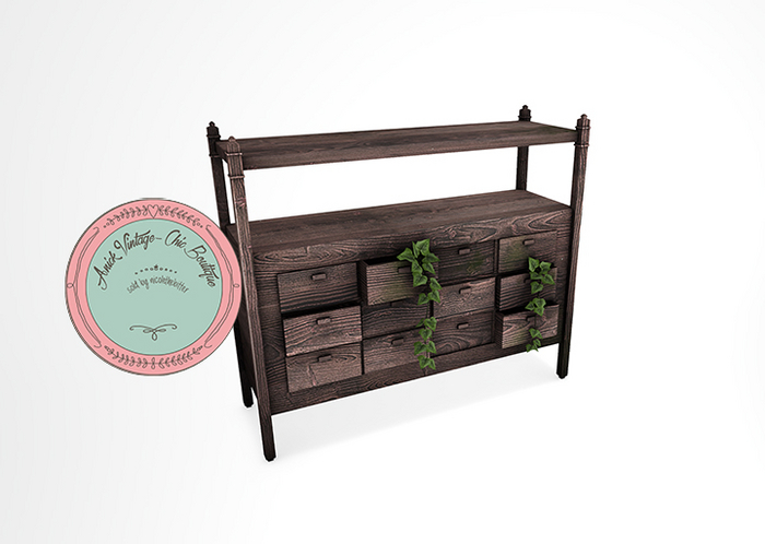 Second Life Marketplace - ROIRO - "Uekimuro" Ivy chest (T)